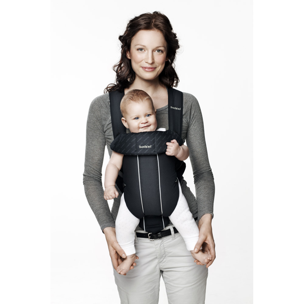 Porte bébé ventral original classic noir de Babybjorn sur allobébé