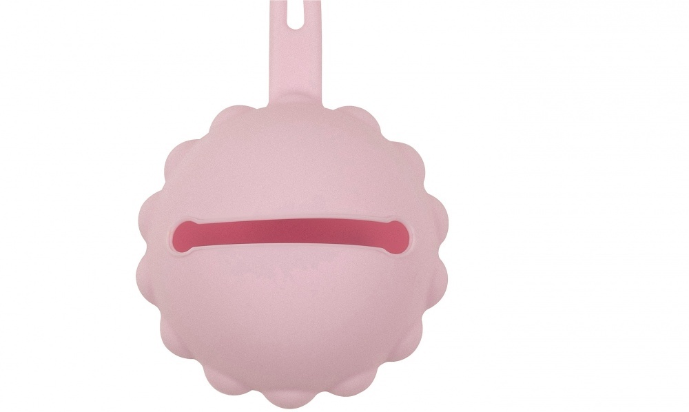 Boite sucette silicone rose clair de Nattou sur allobébé