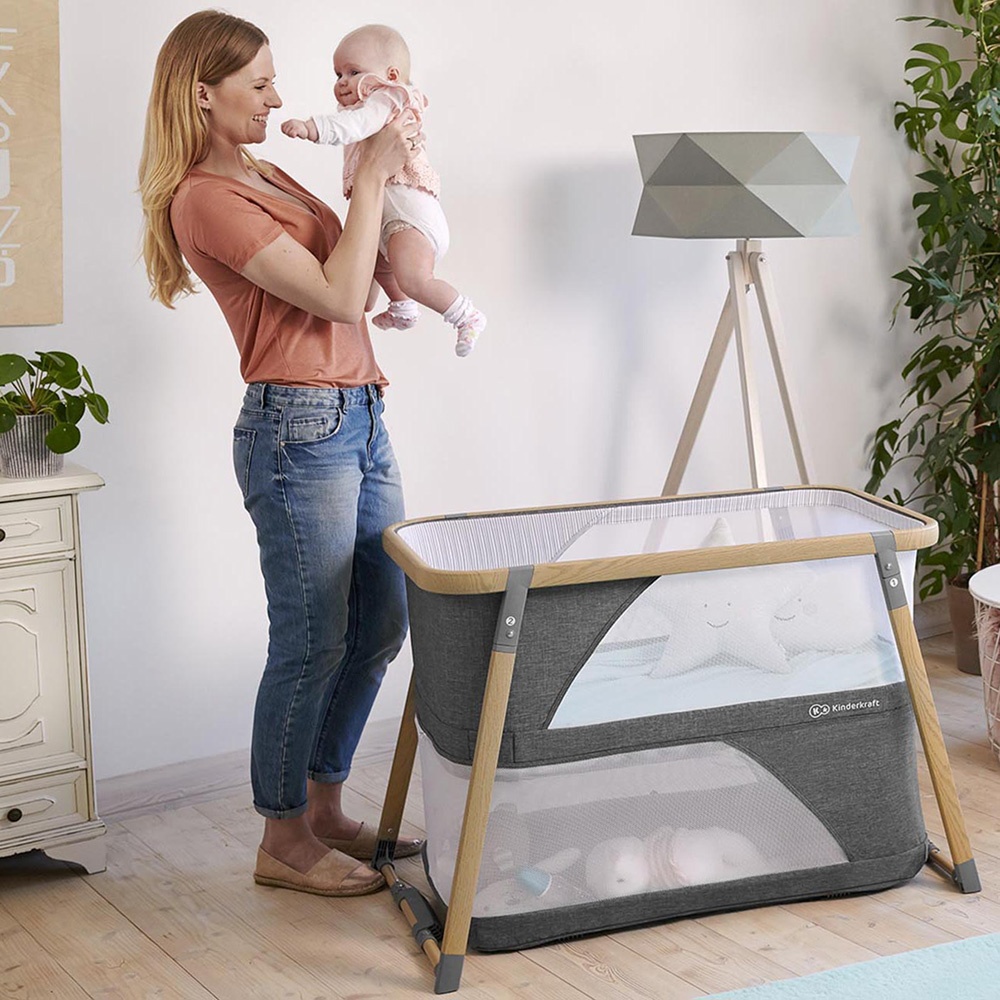 Lit bébé 4 en 1 sofi grey de Kinderkraft sur allobébé