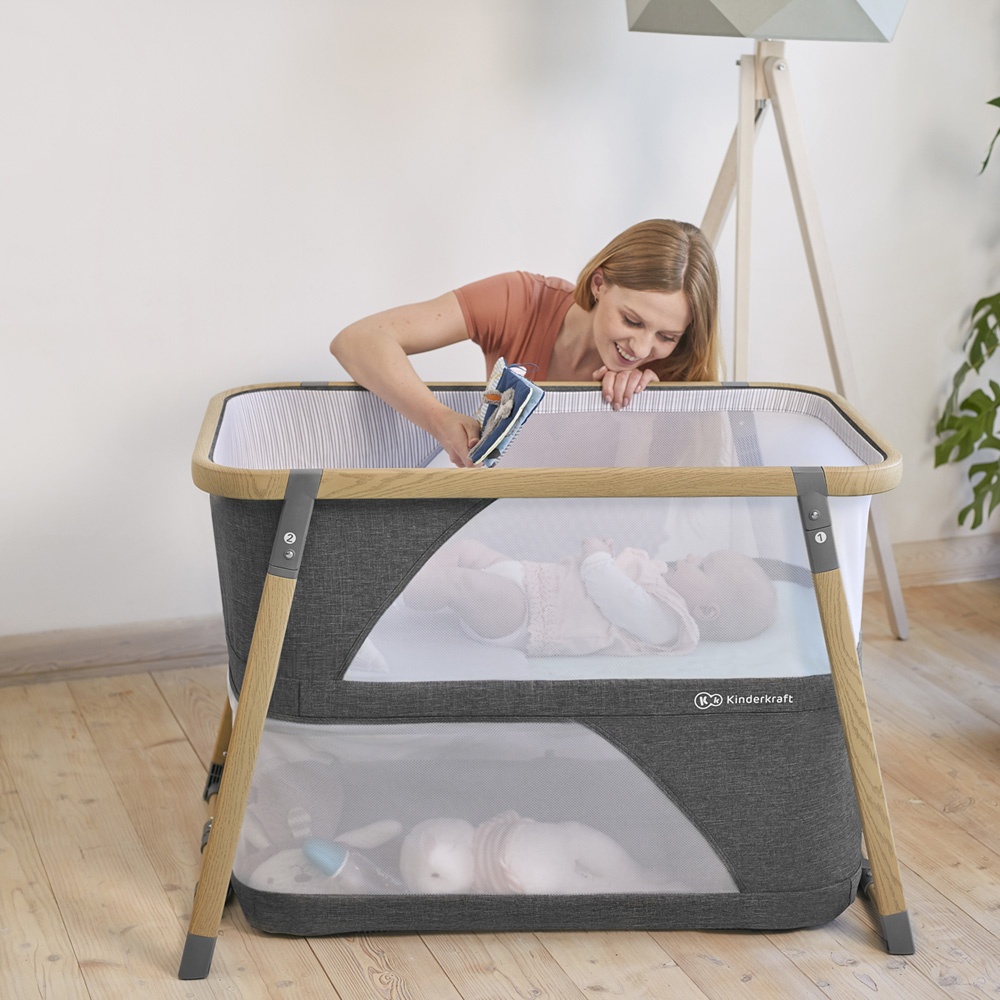 Lit bébé 4 en 1 sofi grey de Kinderkraft sur allobébé