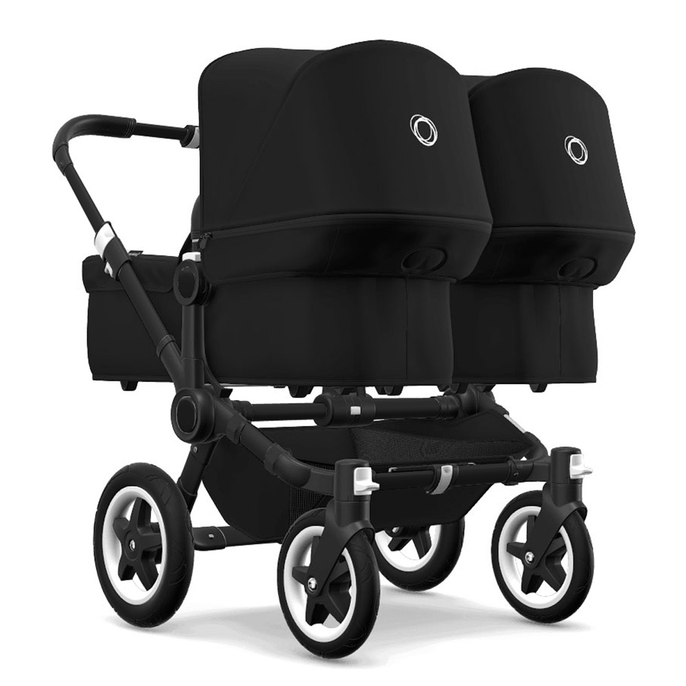 Poussette double donkey2 twin complète noir de Bugaboo sur allobébé